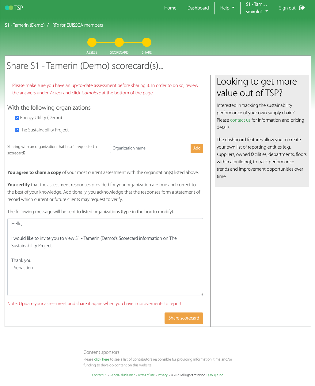 Environmental Best Practices | TSP